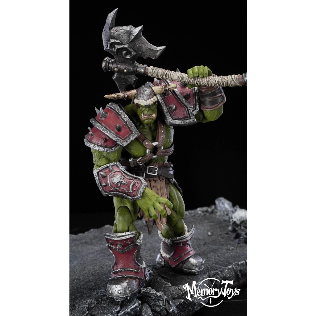 Memory toys third series of orc mercenary captain Kargath action figure ...