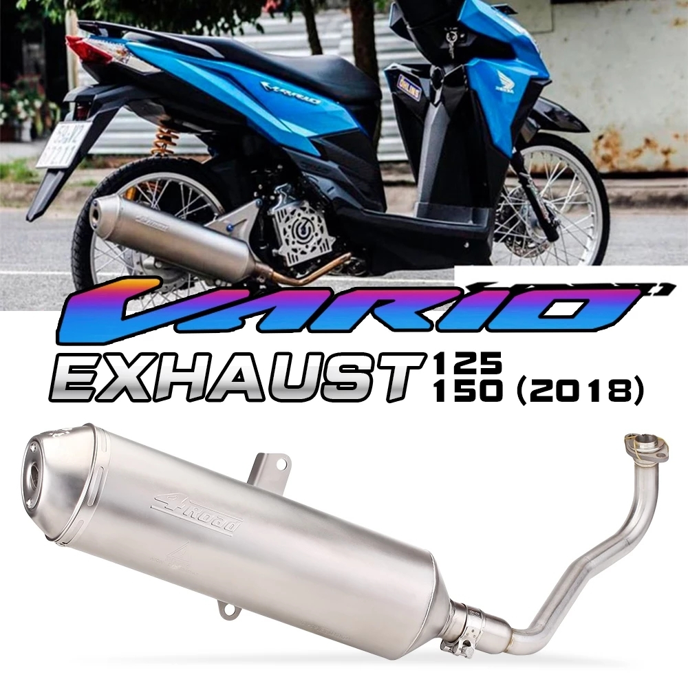 For vario150 exhaust vario125 click125 click150 LeoVince 4road ...