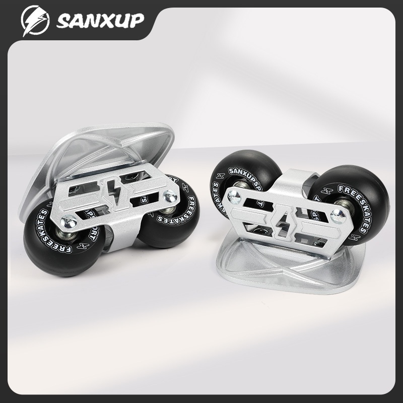 SANXUP Road Drift Skates Aluminum Alloy Deck Non-Slip, Board Split ...