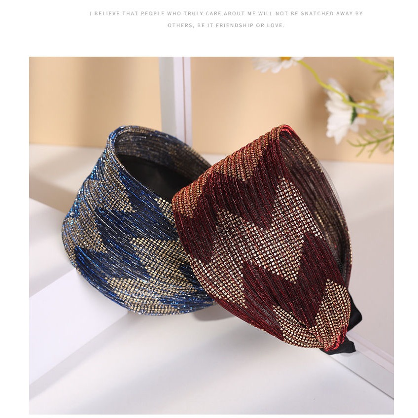 High-end Hair Accessories Wide-Brimmed Headband Headwear Hairpin ...