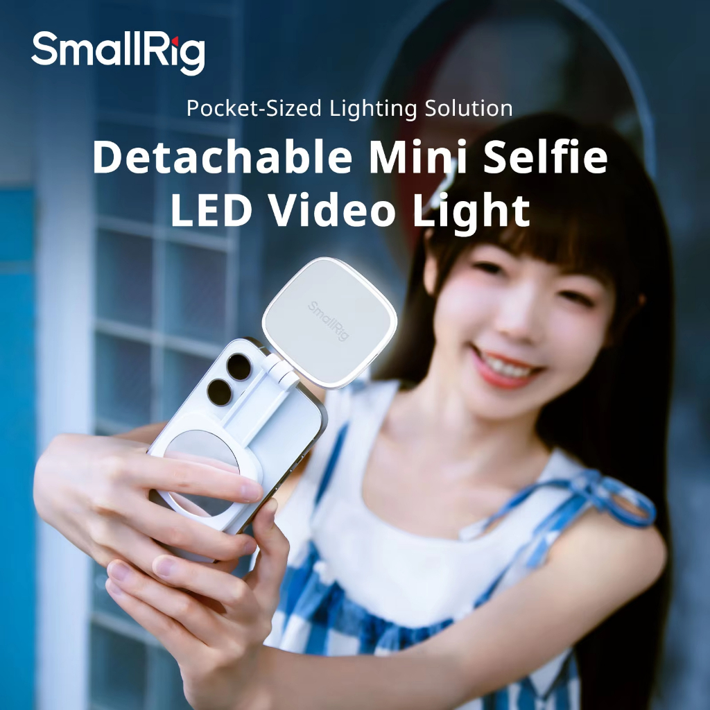 SmallRig Vibe P48 Detachable Mobile Phone LED Video Light Black/ White ...