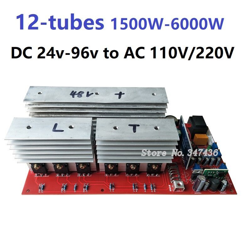 12V 24V 48V 60V 72V 1500W 3000W 5500W 6000W Pure Sine Wave Inverter ...