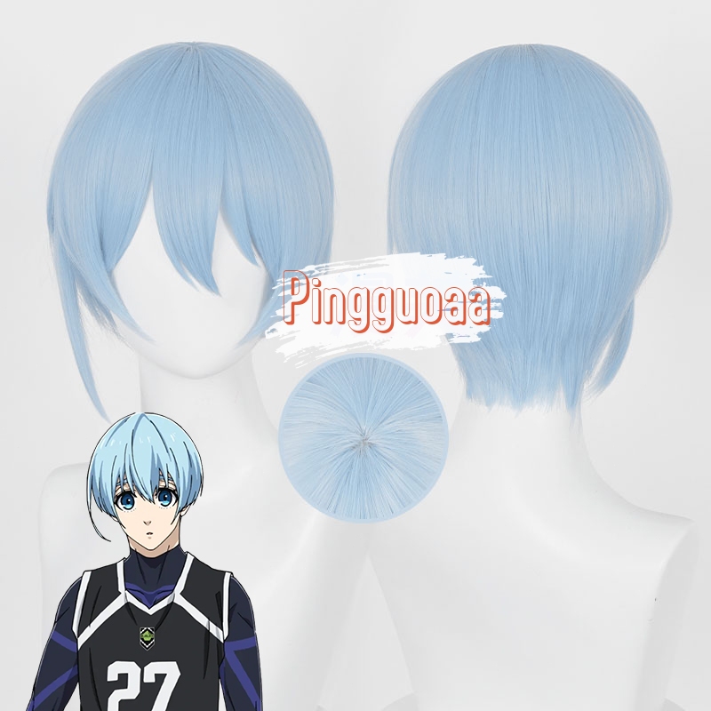 Anime Blue Lock Yo Hiori Cosplay Wig 28cm Short Heat Resistant ...