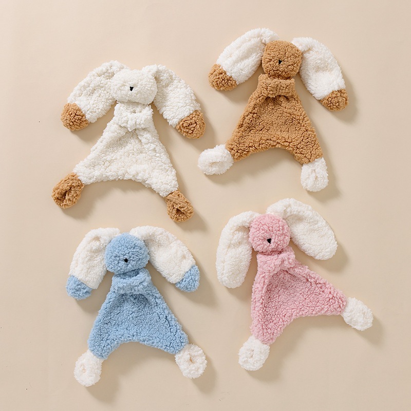 Soft Cartoon Bunny Plush Snuggle Toy Baby Security Blanket -Cute ...
