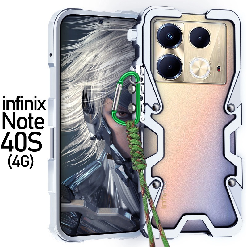 ZIMON Metal Frame Case for Infinix Note 40 4G/5G, Note 40S 4G, Aluminum ...