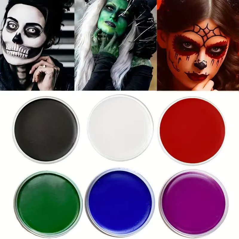 VERONNI 6 Colors 30g oil paint Face Body Paint Oil Palette Professional ...