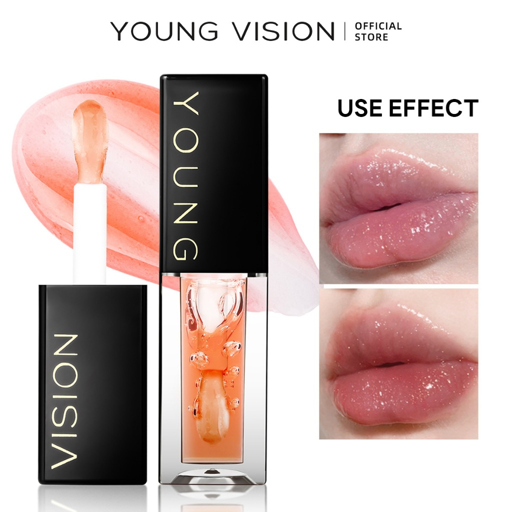 YOUNG VISION 7-Color Lip Oil, Mirror Glazed, Hydrating Lip Gloss, Plump ...