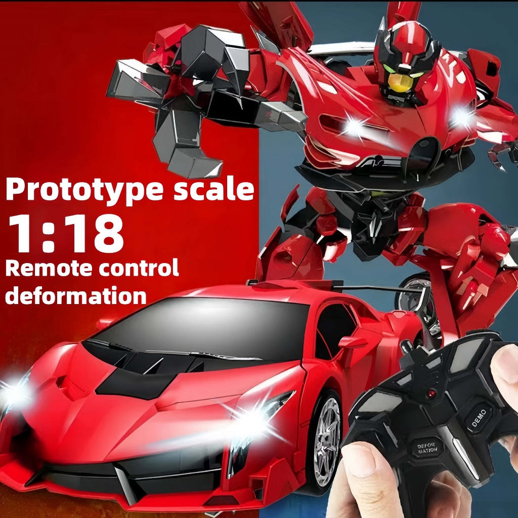 Children gift for children Remote Control Car Robot 2 in 1 Super ...