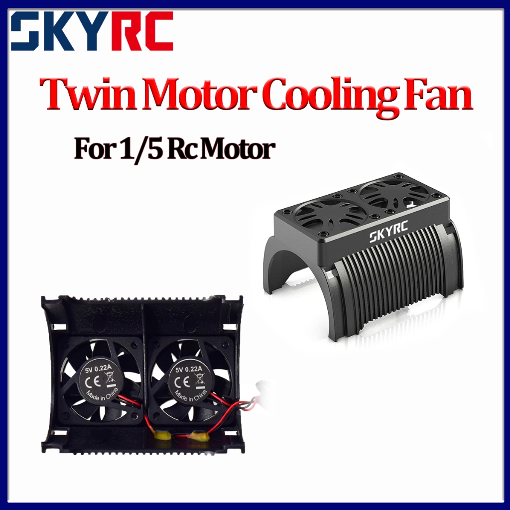 SKYRC Motor Fan Twin Motor Cooling Fan With Housing 55mm Brushless ...
