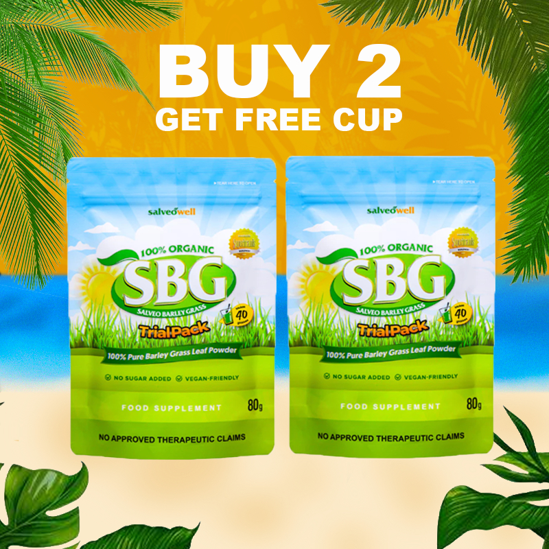 SBG Barley Grass Powder Original Trial Pack 80 Grams Salveo Barley ...