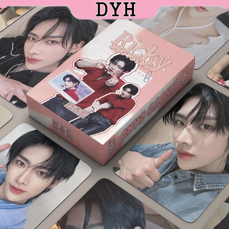 50pcs/box ZB1 Ricky Laser Card Photocards Holographic LOMO Card KPOP ...