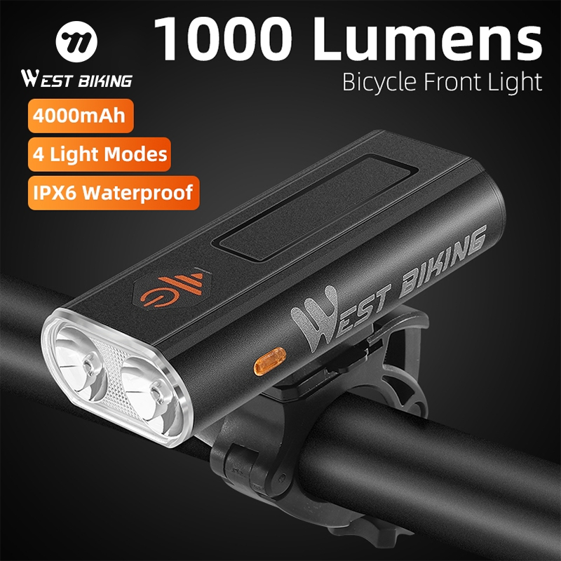 WEST BIKING 1000/1200/1300 Lumens Bike Light Original Bicycle Light ...