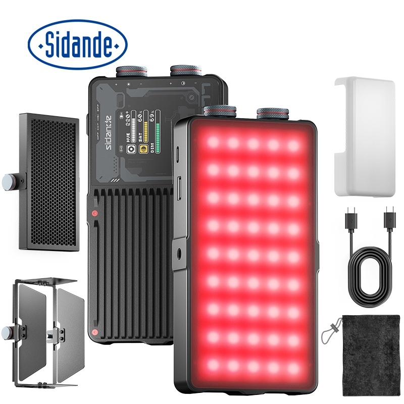 SIDANDE 2077 Photography Fill Light Portable Full Color RGB Flat Light ...