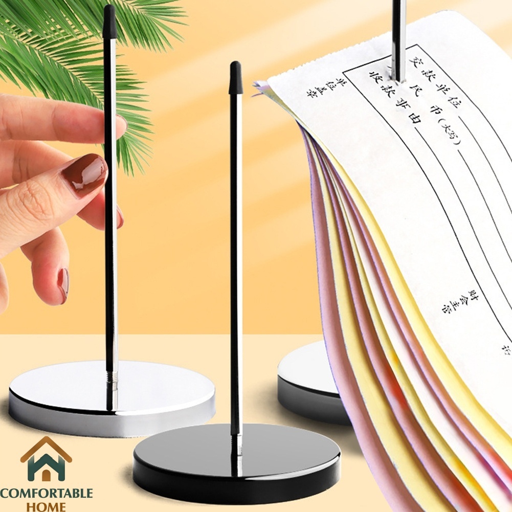 CHS Metal Straight Rod Ticket Fork Spike Stick Menu Holder Paper Pin ...