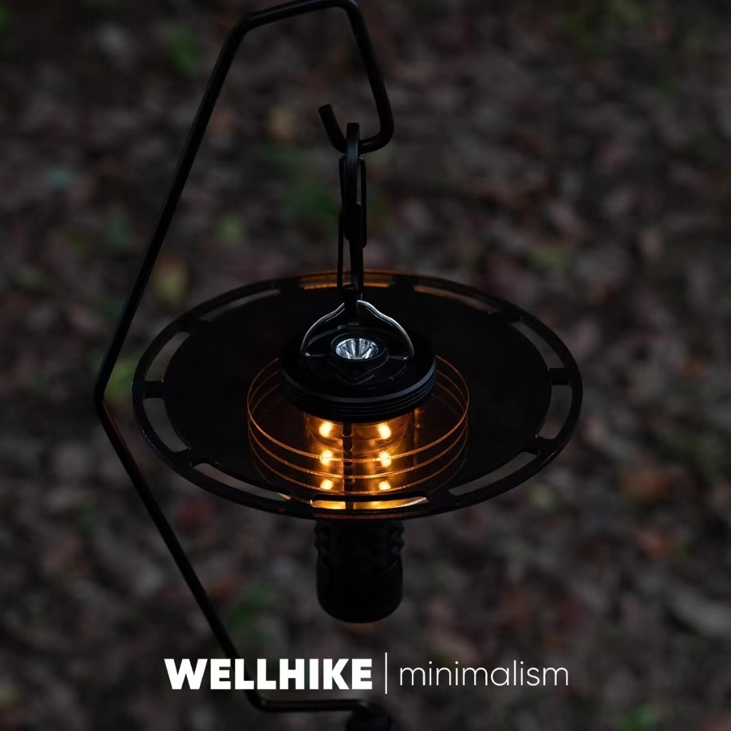 Wellhike Outdoor GZ Pagoda Lampshade Camping Atmosphere Lamp Silicone Amber Accessories Camping ...