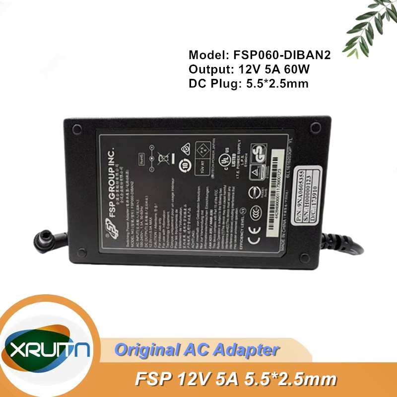 Genuine FSP060-DIBAN2 Switching Power Adapter 12V 5A 60W FSP060-DBAE1 Charger FSP FSP060-DBAB1 ...