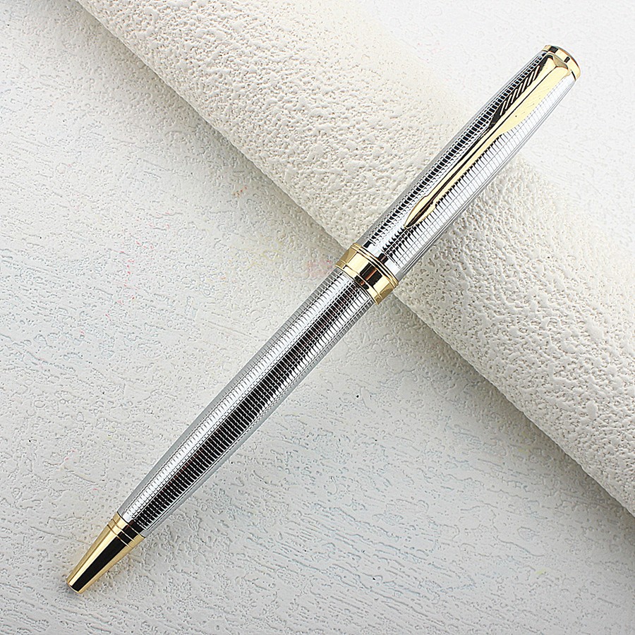 Metal Ballpoint Pen Rotating Style Stainless Steel Material Ballpoint ...