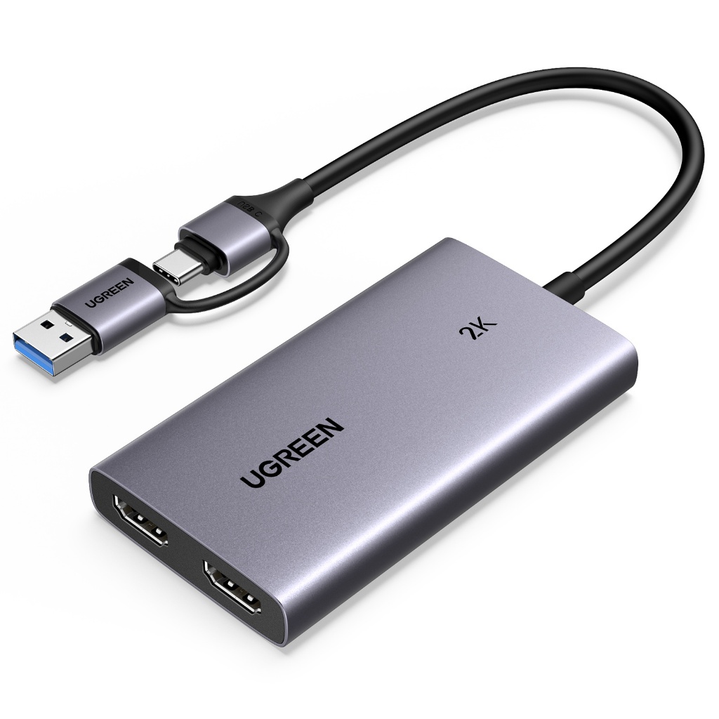 UGREEN 2 IN 1 HDMI to USB Video&Audio Capture Card 4K 30Hz Loop-out 2K ...