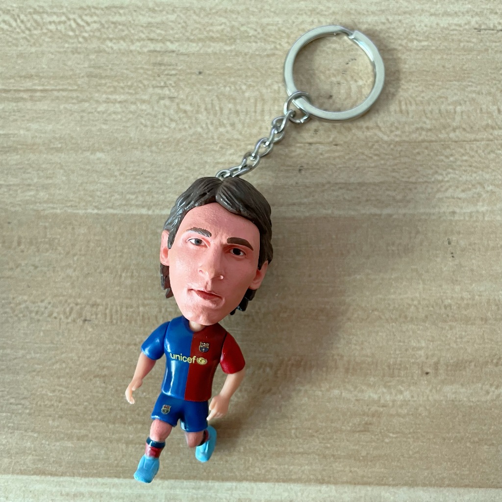 Soccer Player with Key Rings Messi C.Ronaldo Ronaldo Nazario doll ...