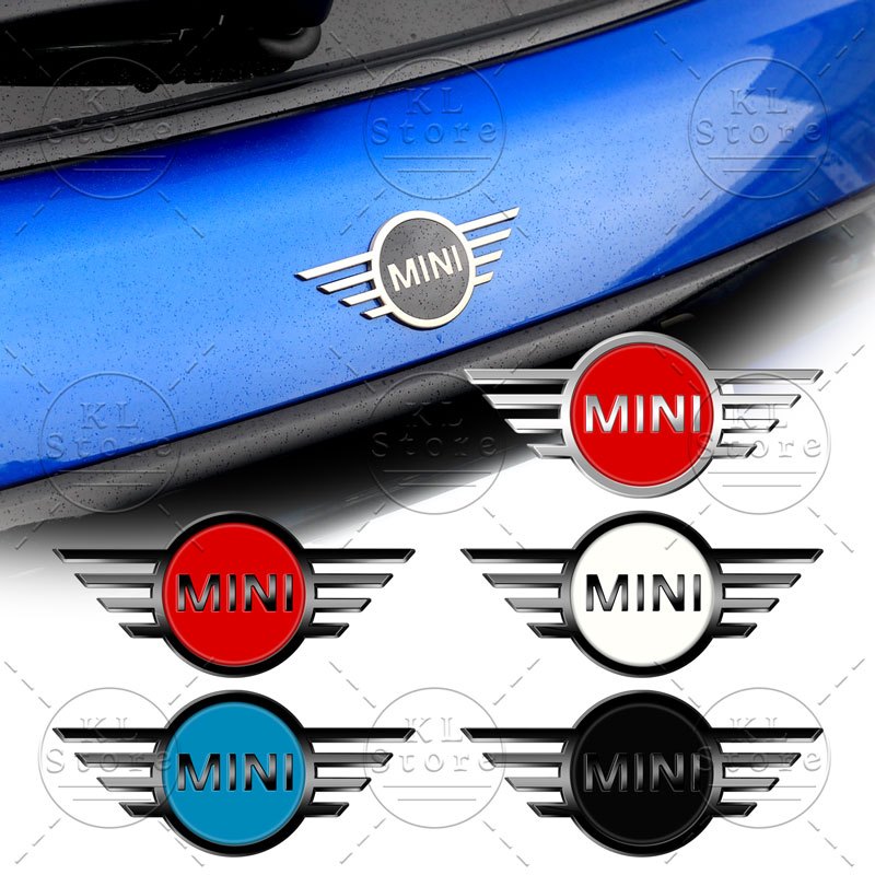 3D Metal Emblem Car Front Cover Badge Body Sticker For Mini Cooper ...