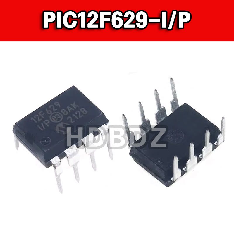 PIC12F629-I/P DIP-8 8bit Flash Memory Microcontroller IC | Shopee Philippines
