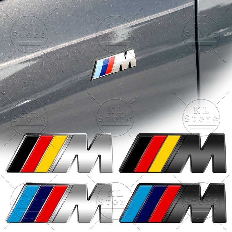 3D Metal Car Body Badge M Sports Logo Rear Trunk Emblem Sticker For BMW ...
