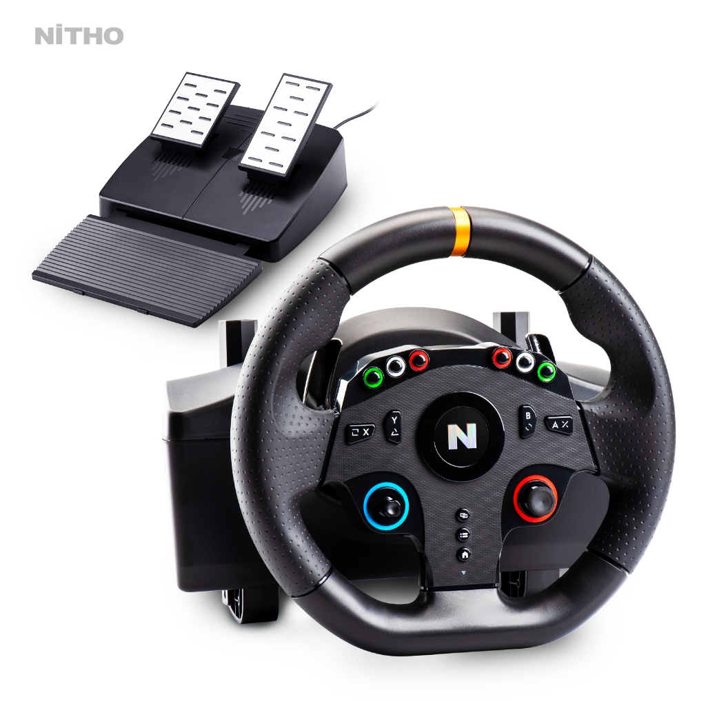 Nitho Drive Pro ONE V24 Gaming Racing Wheel and Pedals, 270 Degree ...