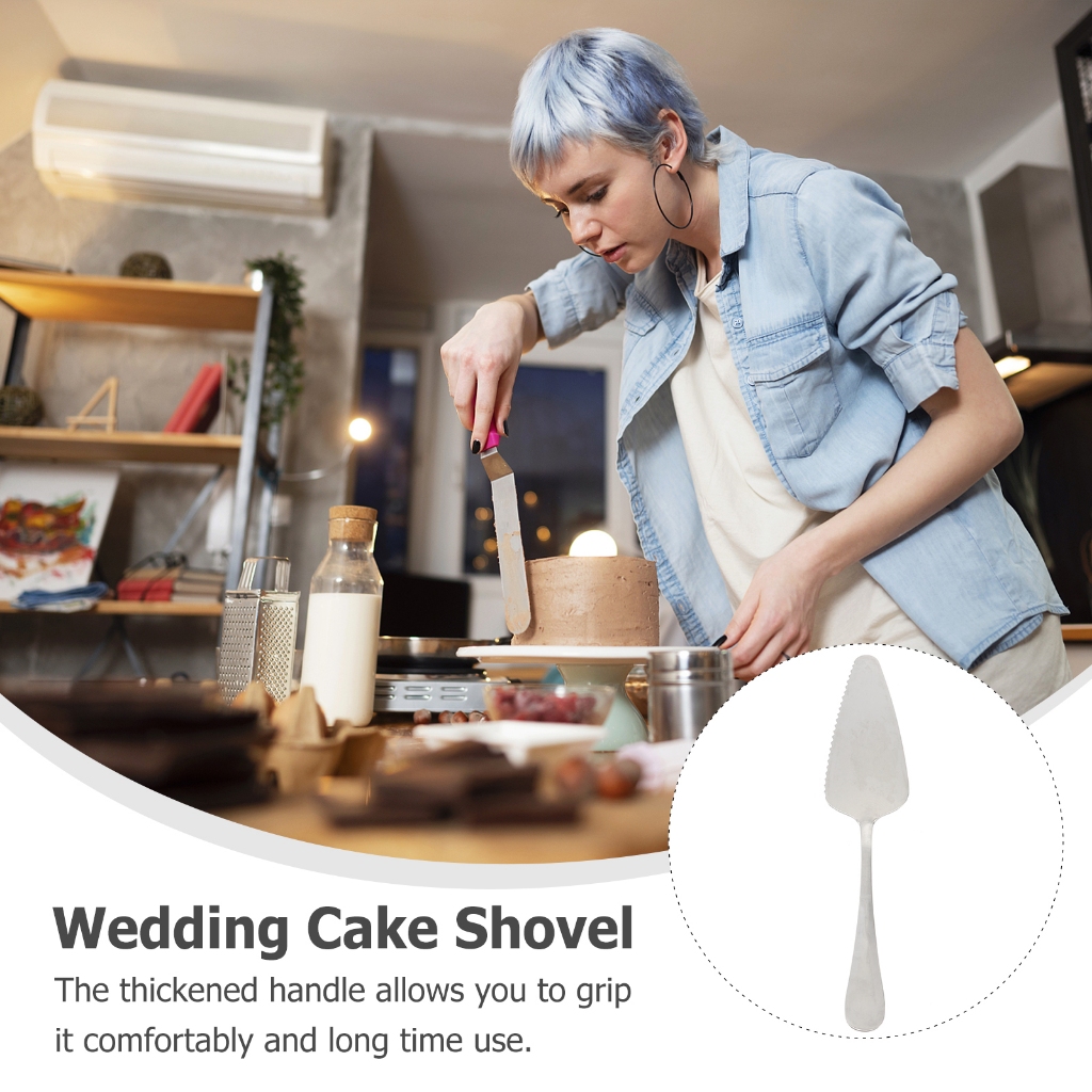 【READY STOCK】Stainless Steel Spatula Dessert Cream Cheese Grilling Cake ...