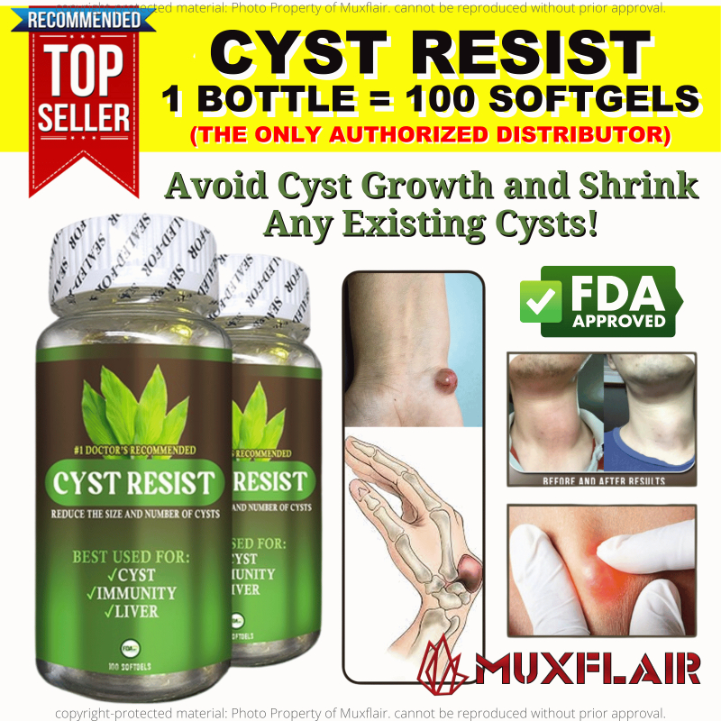 CYST RESIST Reduced Cyst Growth Anti-Cyst, Cyst Remover Anti-Bukol 100 ...