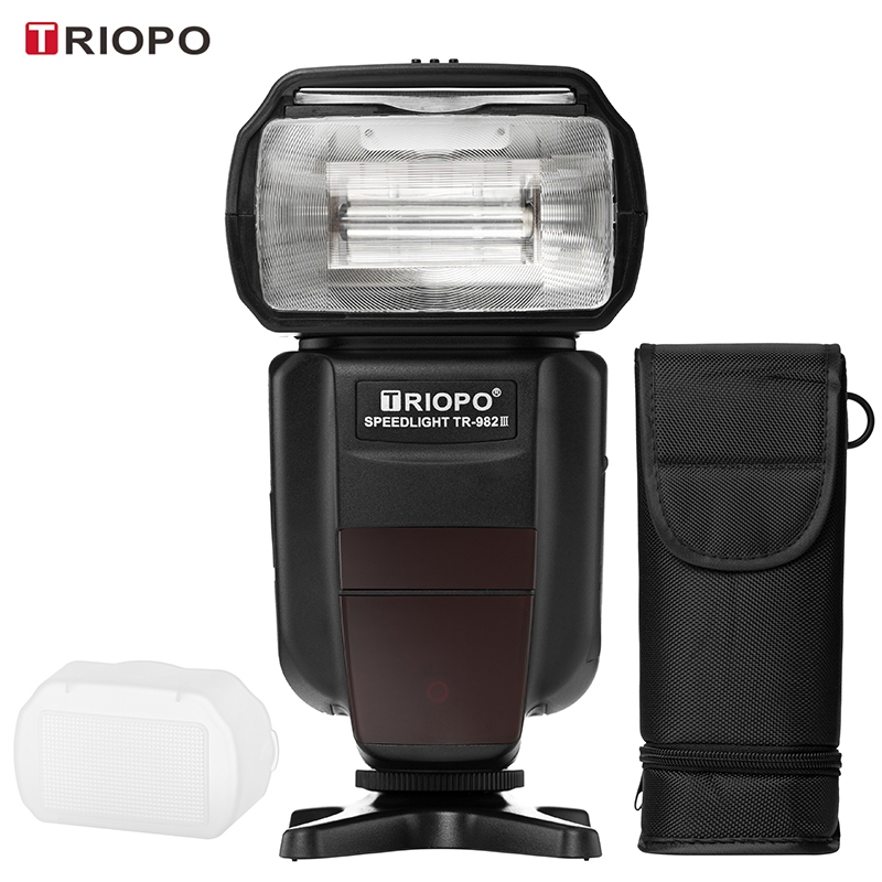 TRIOPO 982III High-Speed Sync Flash On-Camera Flash Canon Nikon Hot ...