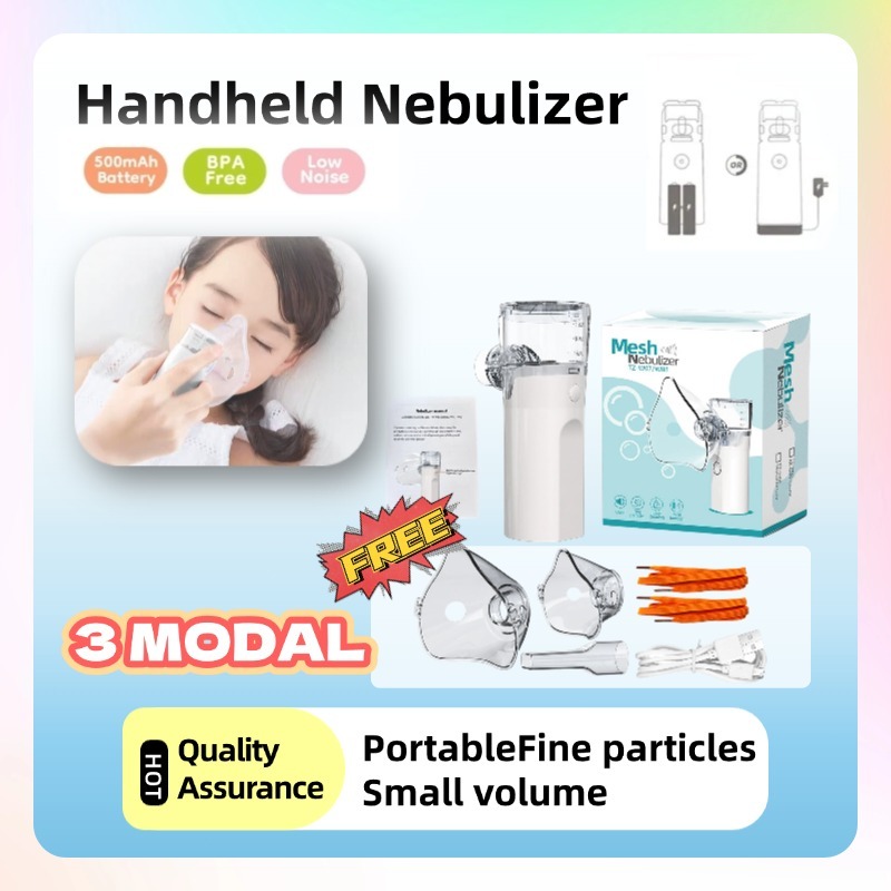 Portable Nebulizer Silent Handheld Rechargeable Nebulizer Inhaler For ...