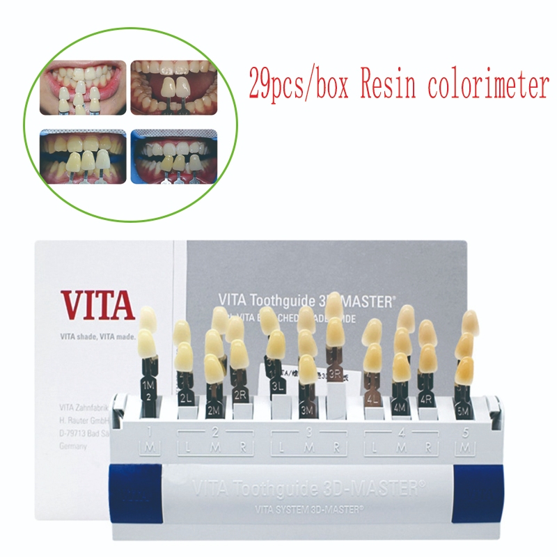 (In Stock)Vita Classical 29 Colors Teeth Whitening Bleach Shade Guide ...