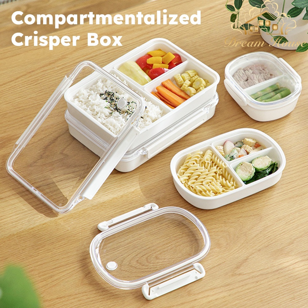 Compartment Lunch Box Keep Fresh Storage Bento Box Microwave Oven ...