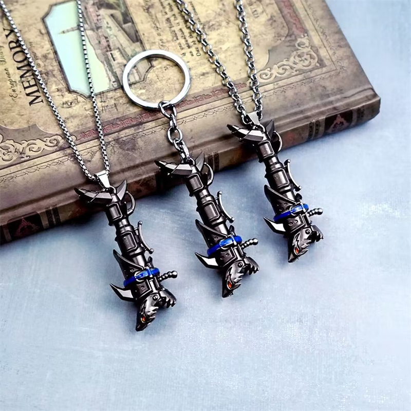 Game Arcane League of Legends Pendant Necklace Jinx Fish Bones Rocket ...
