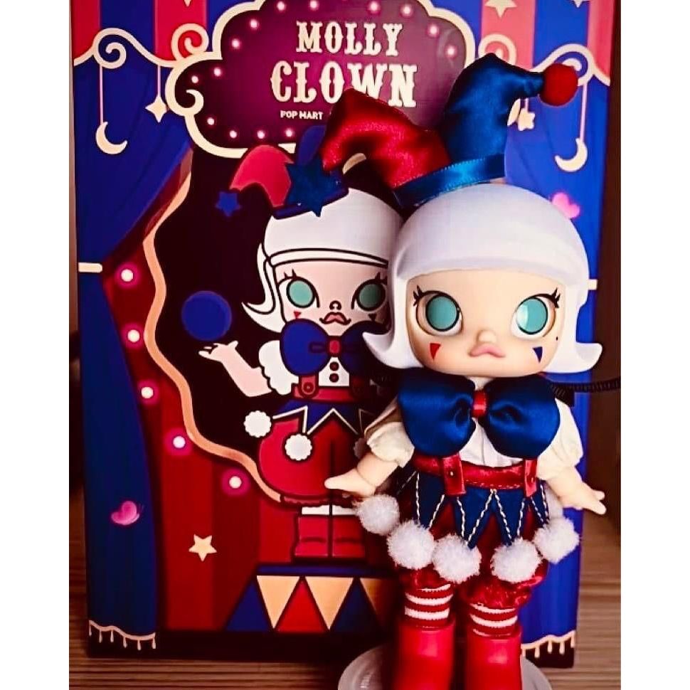 Bubble Mart Genuine Molly Clown Limited Edition Joint Doll | Shopee ...