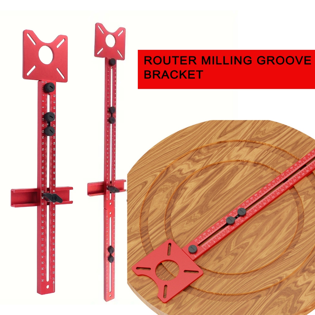 4 in 1 Router Milling Groove Bracket, Aluminum Router Circle Cutting ...