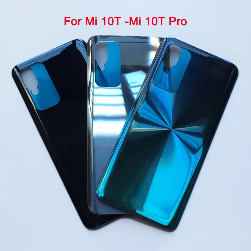 IPARTSEXPERT Xiaomi Mi 10T Back Glass Cover (With LOGO) For Xiaomi Mi ...
