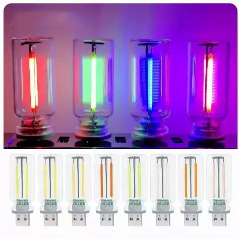 Retro USB Led Filament Night Light Dimming Atmosphere Lamp Touch Mini ...