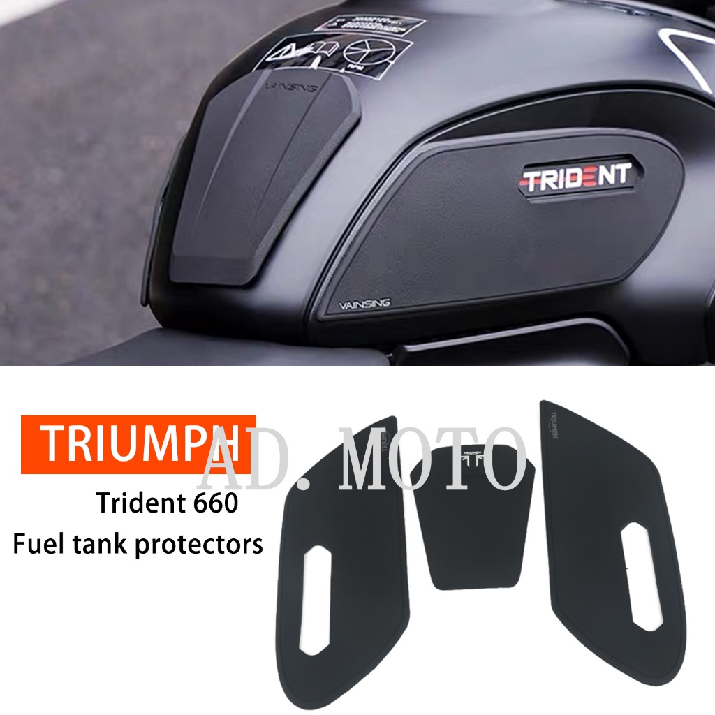 Motorcycle Fuel Tank Pad Side Oil Knee Protector Sticker is compatible ...
