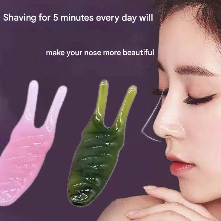 Resin Nose Massager Nose Scraper Gua Sha Board Face Beauty Tool Wrinkle ...