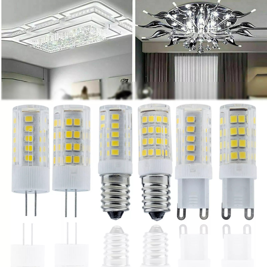 Led Corn Bulb Lamp G4 G9 E14 3W 5W 7W Ceramics Lamps Bulb 220V Cold Lamps Glass Lighting ...