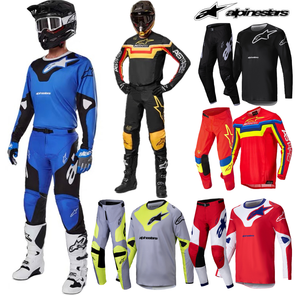 ALPINESTARS 2025 RACER VEIL RED / WHITE/BLUE/BLACK GEAR SET A-star Dirt ...