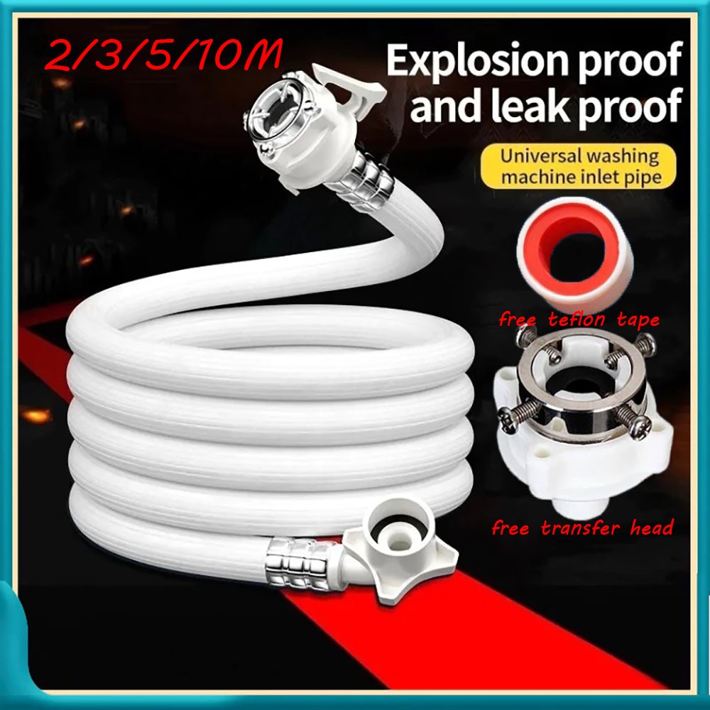 2/3/5/10M Washing Machine Water Inlet Pipe Automatic Washing Machine ...
