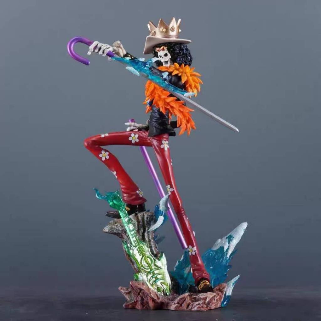 ONE PIECE Figures Brook King of Souls Musician Action Figure Two Years ...