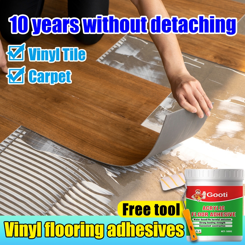 Acrylic Flooring Adhesive Glue For Vinyl Tiles Carpeting With Free ...