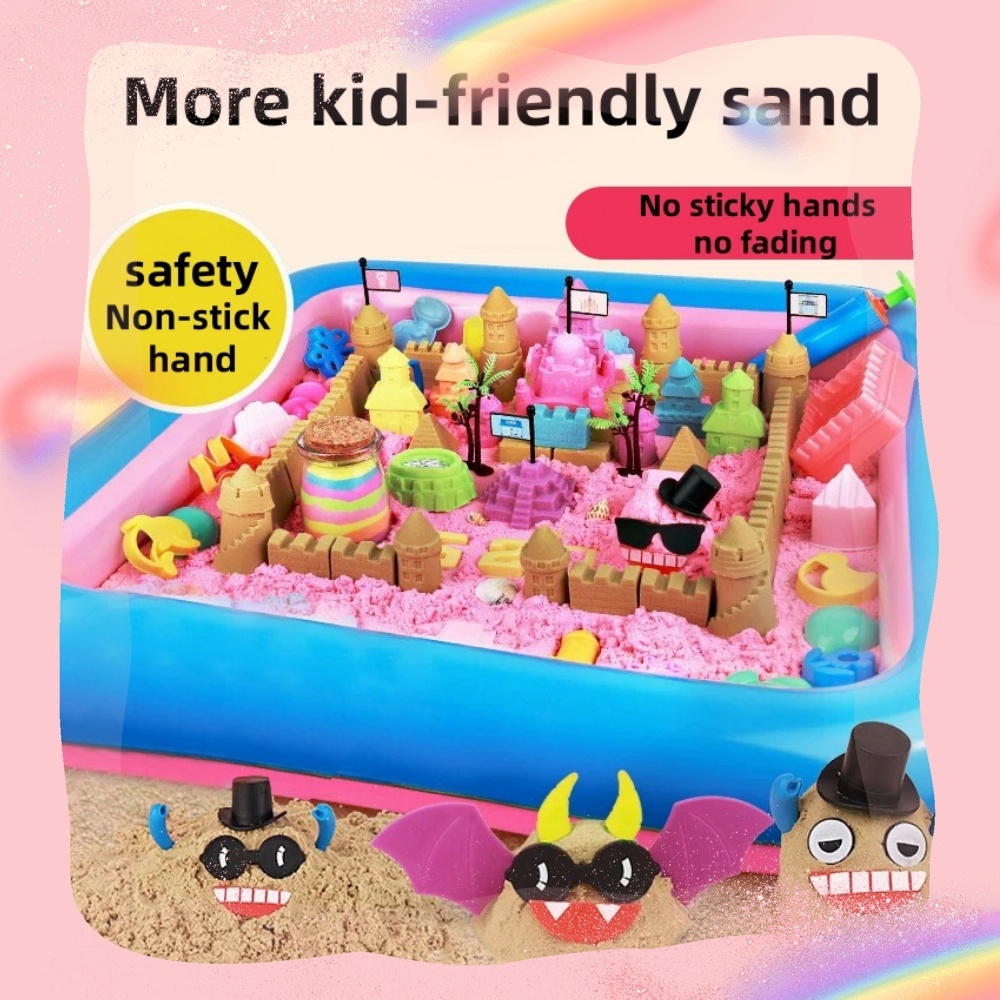 39 PCS Sand Play Set Space Sand Toys for Kids Beach Sand Clay Castle ...