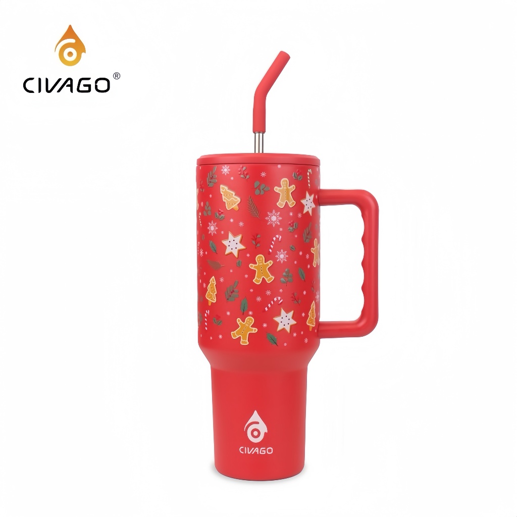 CIVAGO Christmas limited edition Stainless Steel Coffee Mug Vacuum ...