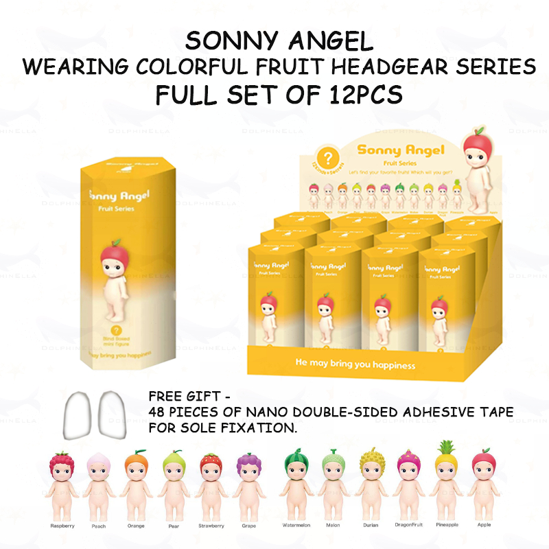 12pcs Whole box set Sonny Angel Minifigures Wearing Colorful Fruit ...