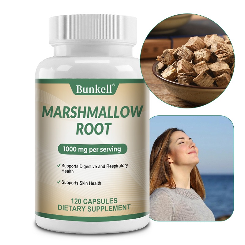 Marshmallow Root Supplement (1,000 Mg) High in Mucus, Supports ...