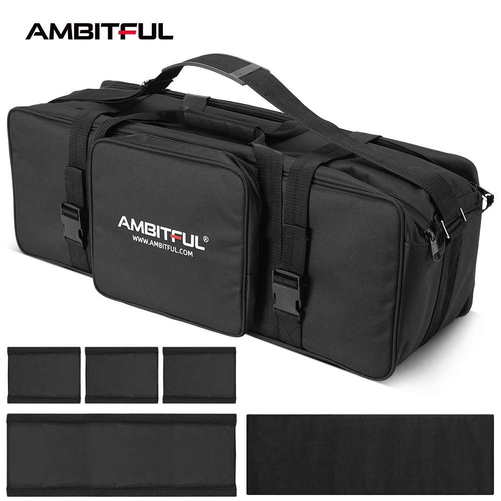 Ambitful Portable Carry Bag Studio Flash Light & Tripod Light Stand ...